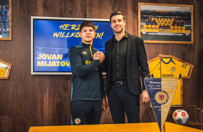 Eintracht Braunschweig sichert sich Angreifer Jovan Mijatovic auf Leihbasis - Eintracht Braunschweig